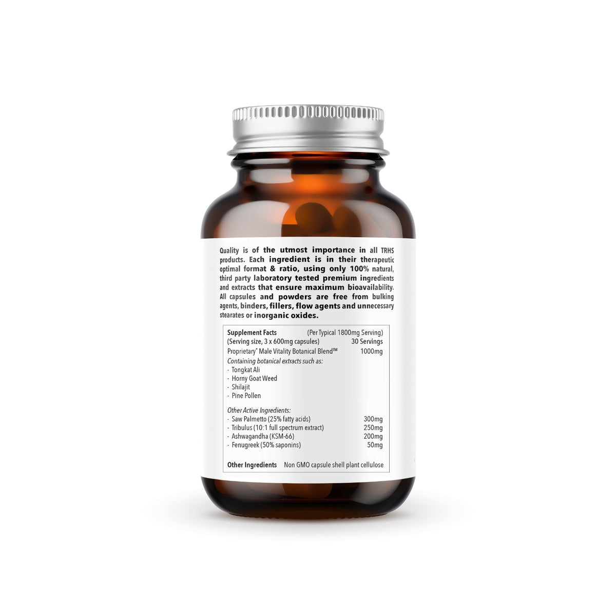 TRHS Male Wellness Starter Pack Bundle With Mag & Methylated B Vitamin ...