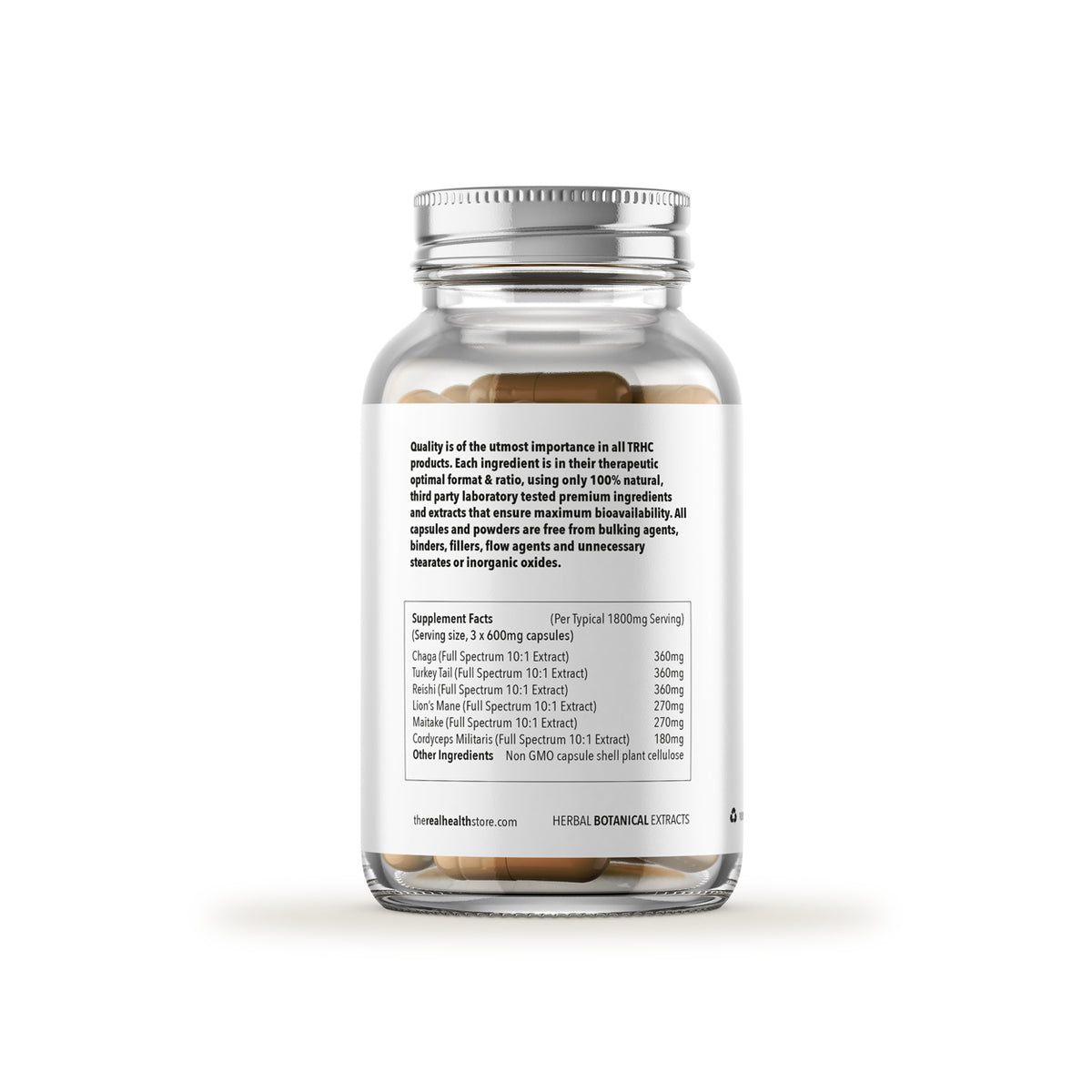 TRHS Immortal Mushrooms - Immune Boosting Functional Mushroom Formula ...