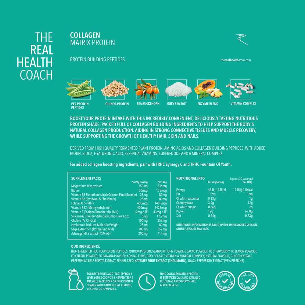 TRHS Collagen Matrix Protein, 19 Grams Of Protein - 840grams ...