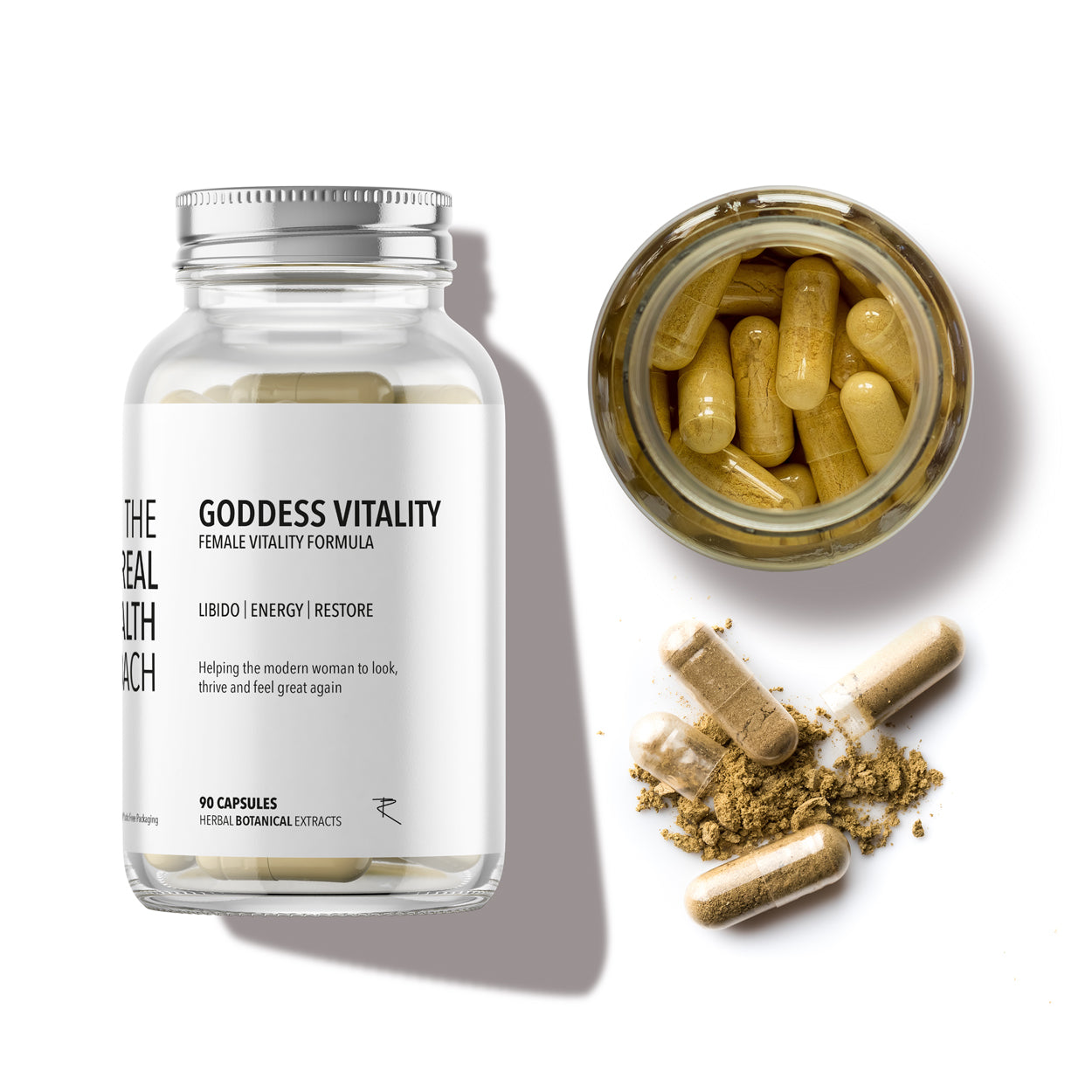 TRHC Goddess - Female Vitality Formula, Balance Hormones, PMS And Boos ...