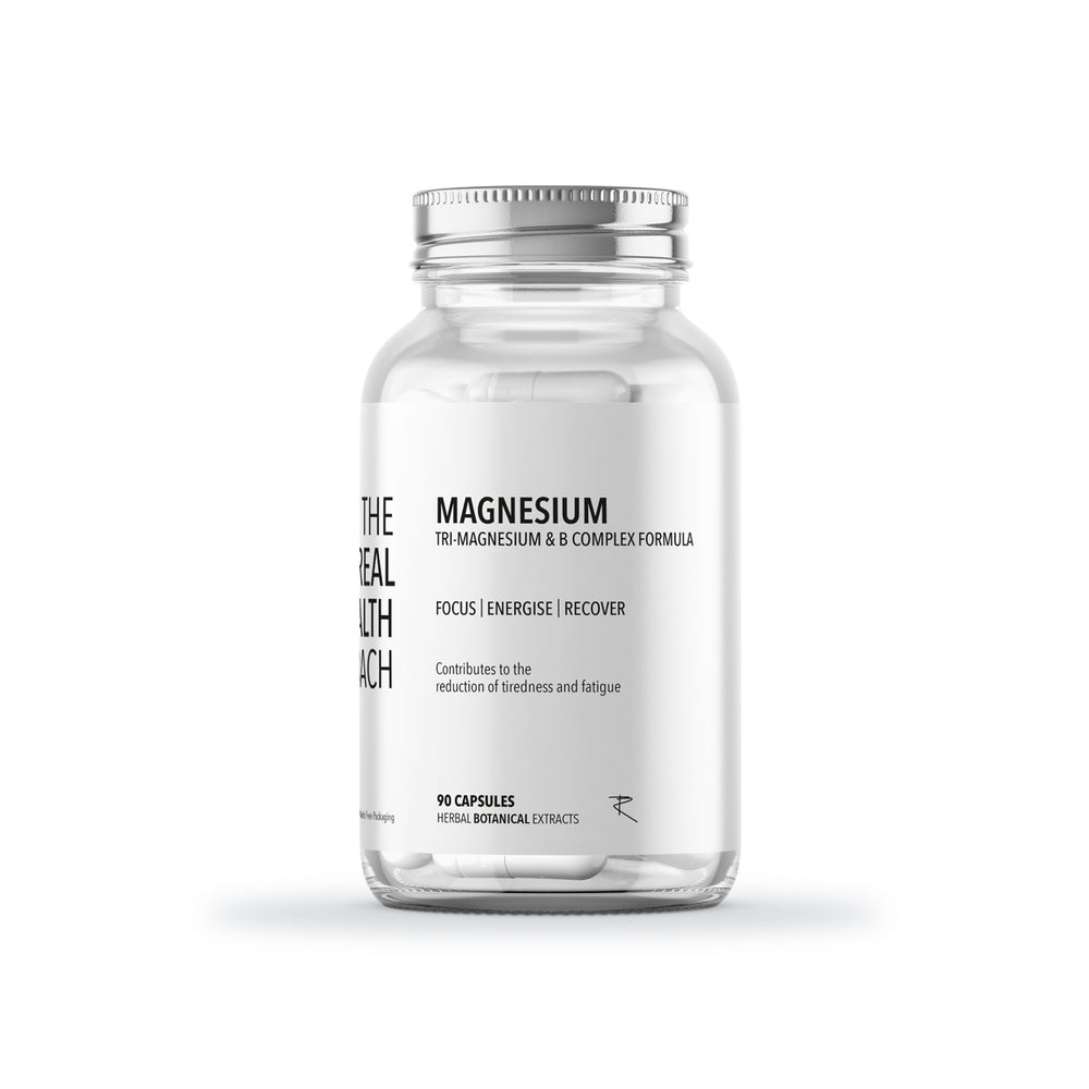 TRHS Magnesium & Methylated B Vitamin Complex Formula - 90 Capsules ...