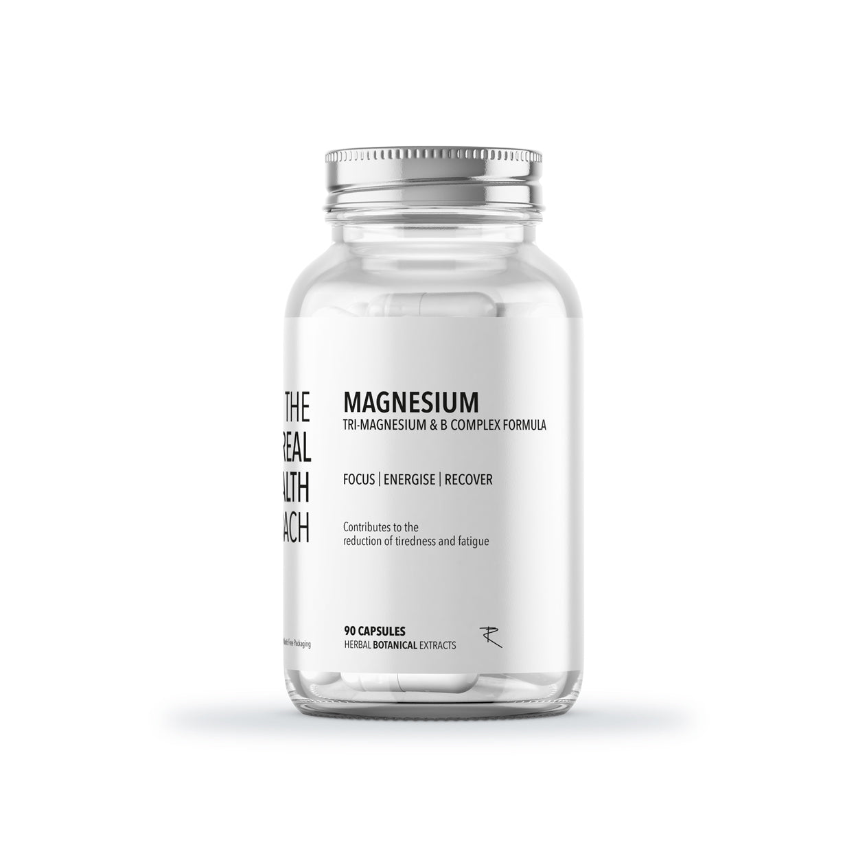 TRHS Magnesium & Methylated B Vitamin Complex Formula - 90 Capsules ...