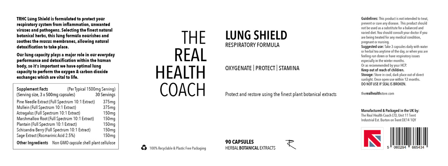 TRHS Lung Shield - Respiratory Formula, Rids Mucus and Inflammation ...